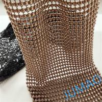 China Decorative Golden Metal Sequin Curtain 4x6 ft Wall Cover Wedding Background Aluminum 3mm Flake for sale