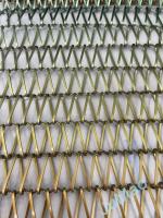 China Partition Metal Mesh Curtains Spiral Metal Decorative Mesh for sale