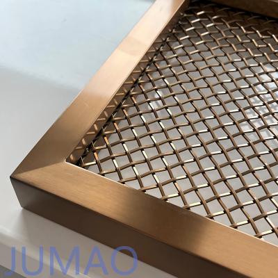 China Decorative Wire Mesh Room Dividers Architectural Screens 2mm 5mm Stainless Steel Interior Partition for sale