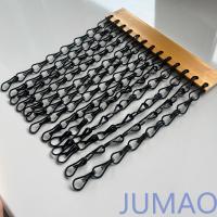 China Commercial Orange Chain Link Fly Curtain - 7m Height × 50m Width Aluminum Alloy with 1.5-2.0mm Wire Diameter for sale