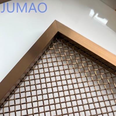 China Aluminum Decorative Wire Mesh Panels Featuring Unique Patterns For Building Facades for sale