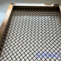 China Aluminum Decorative Wire Mesh Panels Featuring Unique Patterns For Building Facades for sale