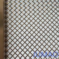 China Aluminum Decorative Wire Mesh Panels Featuring Unique Patterns For Building Facades for sale