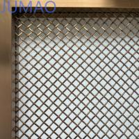 China Aluminum Decorative Wire Mesh Panels Featuring Unique Patterns For Building Facades for sale