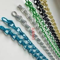 China Electroplated Aluminum Chain Link Curtains 10mm Link Width 2.5 Kg Decorative Metal Screens for sale