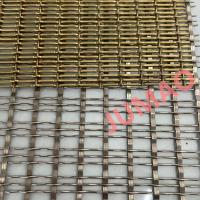 China Aluminum Decorative Architectural Mesh 0.5-2.0mm Wire Diameter for Facades and Partitions for sale