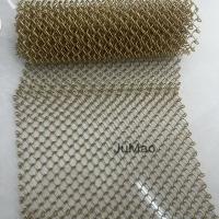 China Air Permeability Metal Mesh Curtains Architectural Decorative Drapery for sale