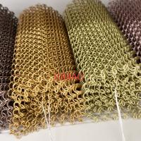 China Spiral Decorative Metal Mesh Indoor Architectural Woven Mesh 1.5mm Wire 12mm Hole for sale
