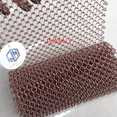 China JUMAO Architectural Mesh Cascade Decorative Metal Mesh 2m x 4m Stainless Steel for sale