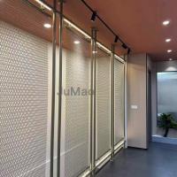 China Spatial Partitioning  Metal Mesh Curtains Full Customization And Decorative Partition for sale
