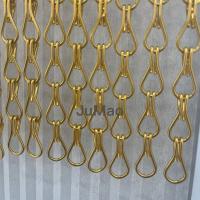 China Ceiling Mounted Stainless Steel Metal Chain Link Curtains 25mm Chain Length 1.8mm Wire Diameter for sale