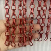 China Aluminum Chain Link Curtains 10mm x 22mm Customizable Decorative Screens for Commercial Industrial Use for sale