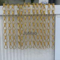 China Ceiling Mounted Stainless Steel Metal Chain Link Curtains 25mm Chain Length 1.8mm Wire Diameter for sale