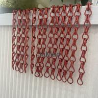 China Aluminum Chain Link Curtains 10mm x 22mm Customizable Decorative Screens for Commercial Industrial Use for sale