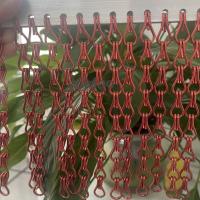 China Aluminum Chain Link Curtains 10mm x 22mm Customizable Decorative Screens for Commercial Industrial Use for sale
