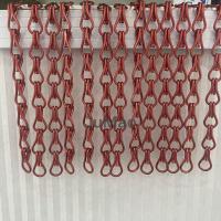 China Aluminum Chain Link Curtains 10mm x 22mm Customizable Decorative Screens for Commercial Industrial Use for sale