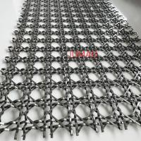 China Crimped Architectural Metal Mesh Decorative Wire Mesh Indoor Partitions for sale