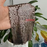 China Decorative Stainless Steel Metal Mesh Curtain 3mm Hole Indoor Partition Screen for sale