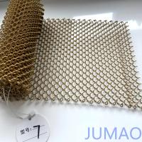 China Premium Chainmail Style Metal Mesh Curtains Decorative Fireplace Screen Drapery for sale