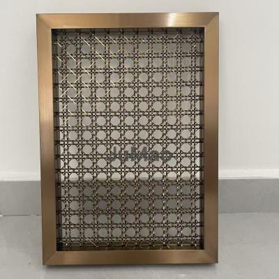 China Decorative Metal Mesh SS304 316 316L 20-80 Percent Transparency for Ceiling Wall Panels for sale