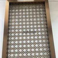 China Decorative Metal Mesh SS304 316 316L 20-80 Percent Transparency for Ceiling Wall Panels for sale