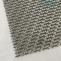 China Architectural Mesh Screen 5-90% Opening Round Flat Wire Decorative Metal Mesh for Space Division for sale