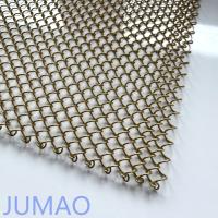 China Stainless Steel Metal Mesh Curtains 6mm-30mm Holes Custom Size for Office Home Decor for sale