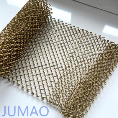 China Stainless Steel Metal Mesh Curtains 6mm-30mm Holes Custom Size for Office Home Decor for sale