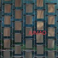 China Kinetic Wind Facade Metal  Architectural Mesh Wind Moving Curtain Wall Facade for sale