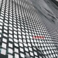 China Kinetic Wind Facade Metal  Architectural Mesh Wind Moving Curtain Wall Facade for sale