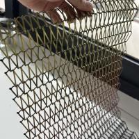 China Cascade Decorative Metal Mesh Architectural Mesh  Architectural facade panel for sale