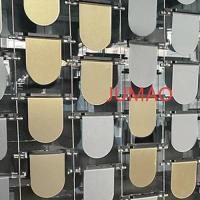 China Kinetic Wind Curtain Architectural Mesh Wind Moving Wall Facade Metal Mesh for sale