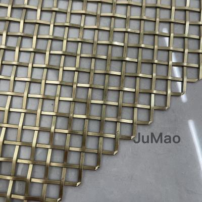 China Architectural Mesh 5.5mm Thickness 10mm Hole Decorative Wire Netting for Facades Sunshades for sale