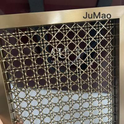 China Architectural Mesh Decorative Metal Mesh 10mm Hole 5.5mm Thickness for Facade Cladding Interior Partitions for sale
