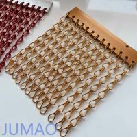 China Flexible Space Partition Metal Chain Link Curtains Ideal For Decorative Installations for sale