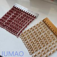 China Flexible Space Partition Metal Chain Link Curtains Ideal For Decorative Installations for sale
