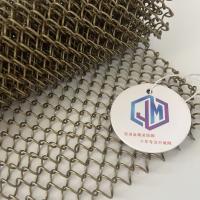 China Metal Mesh Curtains 1.2mm Thickness Open Area 40-85 Percent Stainless Steel Aluminum for sale
