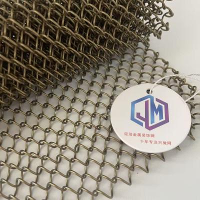 China Metal Mesh Curtains 1.2mm Thickness Open Area 40-85 Percent Stainless Steel Aluminum for sale
