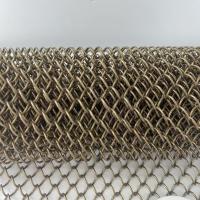 China Stainless Steel Metal Mesh Curtain 2.0mm Diameter Corrosion Resistant Weatherproof Decorative Partition 2m x 4m for sale