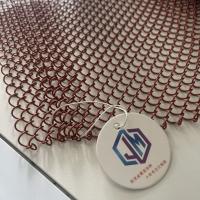 China Stainless Steel Metal Mesh Curtains 1.2mm Wire Diameter 12m Max Height for Commercial Ventilation for sale