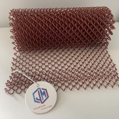 China Stainless Steel Metal Mesh Curtains 1.2mm Wire Diameter 12m Max Height for Commercial Ventilation for sale