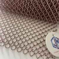 China Metal Mesh Curtains 0.8mm-3mm Size Range 40%-85% Open Area Polished Finish for Architectural Applications for sale