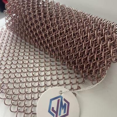 China Metal Mesh Curtains 0.8mm-3mm Size Range 40%-85% Open Area Polished Finish for Architectural Applications for sale