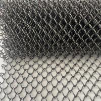 China Stainless Steel Metal Mesh Curtain 16mm Wire Diameter 2m x 4m for Partition and Water Curtain for sale