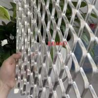 China Expanded Metal Mesh Facade Privacy Screen Decorative Architectural Panel 2m x 4m for sale