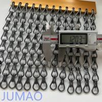 China JUMAO Metal Chain Link Curtains 1.5mm-2.0mm Wire High Corrosion Resistance for Decorative Room Dividers for sale