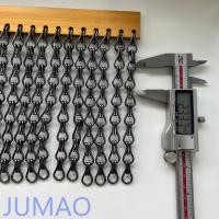 China JUMAO Metal Chain Link Curtains 1.5mm-2.0mm Wire High Corrosion Resistance for Decorative Room Dividers for sale