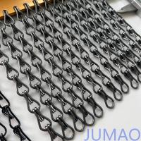 China JUMAO Metal Chain Link Curtains 1.5mm-2.0mm Wire High Corrosion Resistance for Decorative Room Dividers for sale