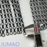 China Aluminum Metal Chain Link Curtains 1.5mm-2mm Wire for Doorways Windows Space Dividers for sale