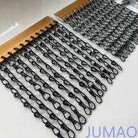 China Aluminum Metal Chain Link Curtains 1.5mm-2mm Wire for Doorways Windows Space Dividers for sale